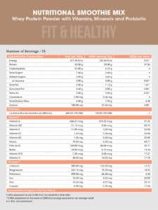 Good Nutrition Fit & Healthy Nutritional Smoothie Mix with Whey Protein ...