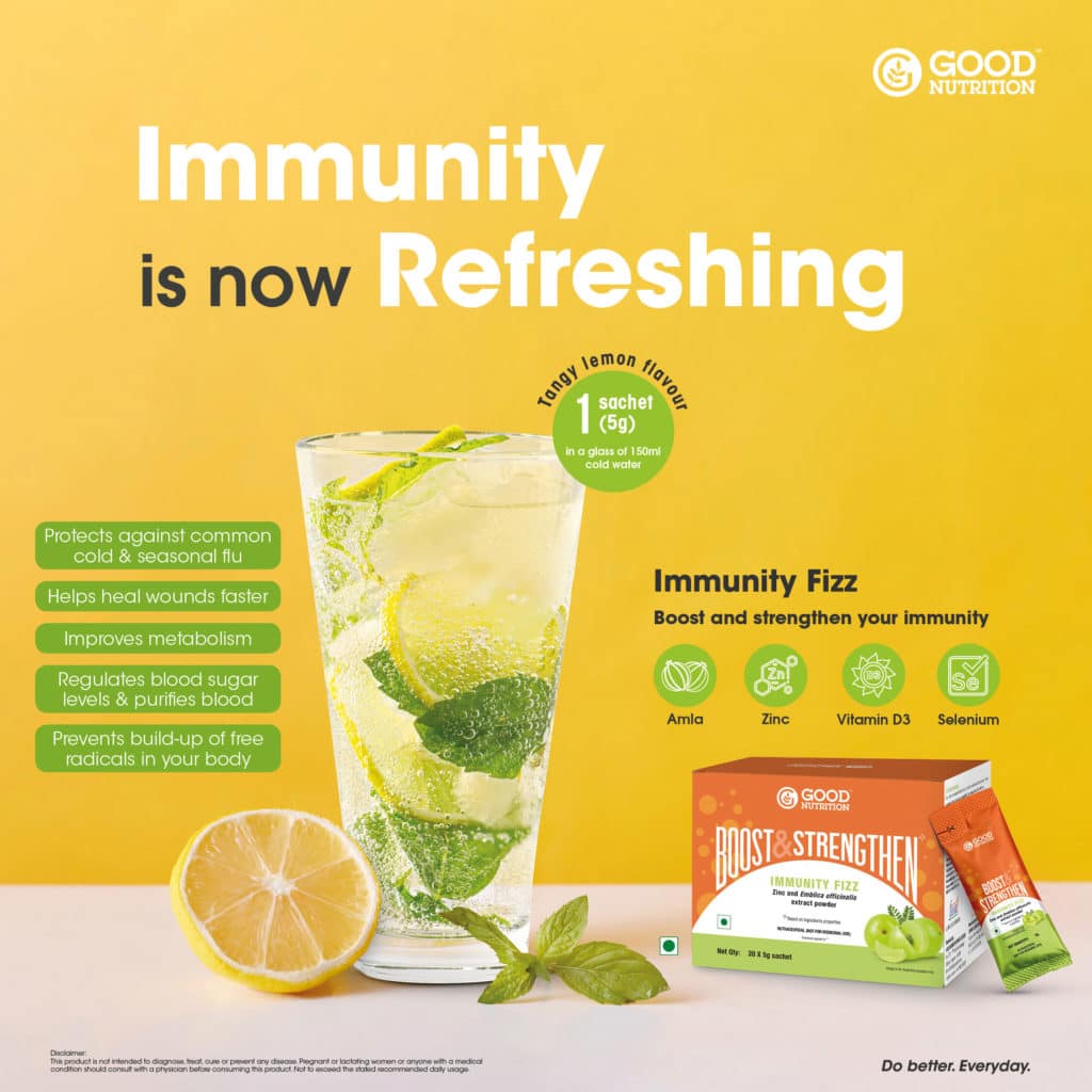 Buy Immunity Fizz: Sachets of Effervescent Powder, Vitamin C & Zinc ...